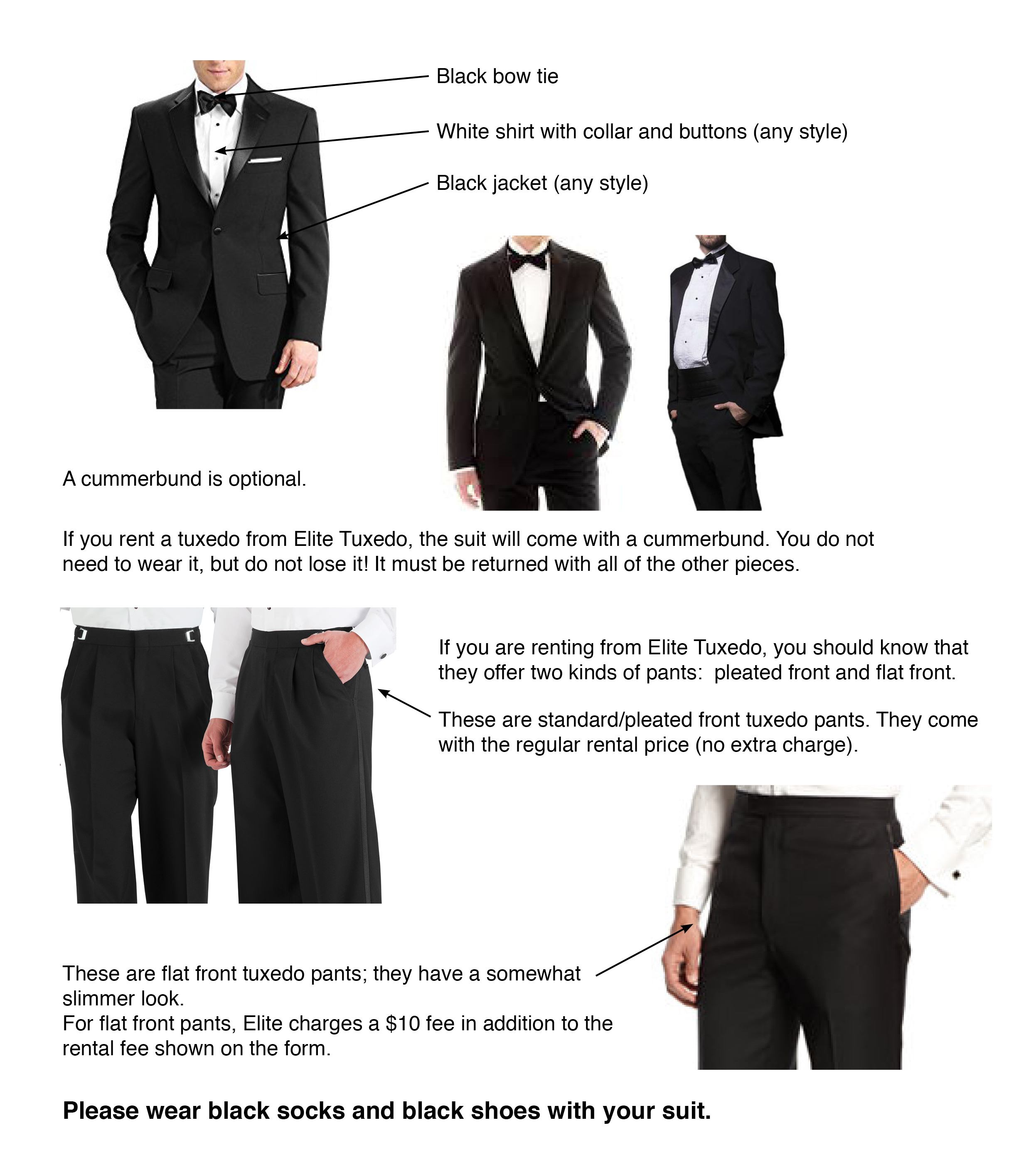 Concert Attire – Santa Monica High School Bands